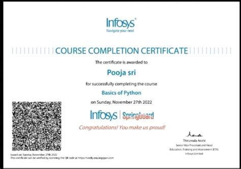 Pooja Mani On Linkedin Completed The Basics Of Python