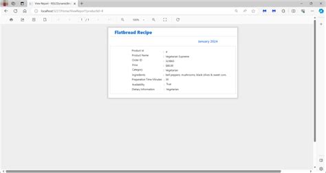 Dynamic Data Binding In Rdlc Report With Bold Reports