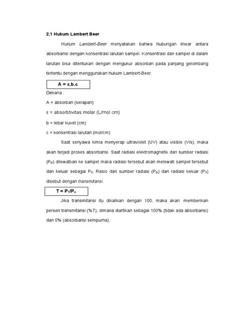 hukum lambert beer tek pdf