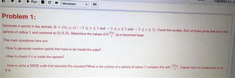 solved generate n points in the domain d { x y z −1≤x≤1 and