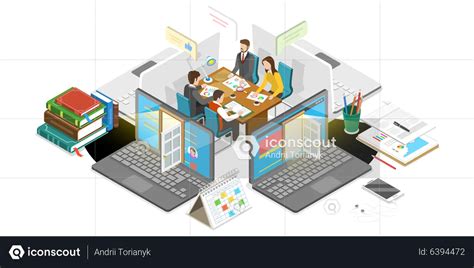 Best Hybrid Workspace Illustration Download In Png And Vector Format