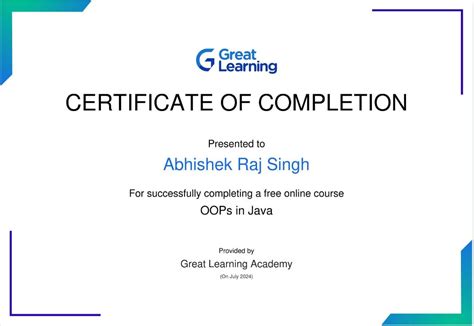 abhishek raj singh on linkedin i have successfully completed the oops