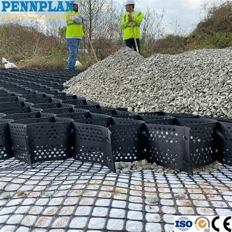 Hdpe Geocell Cellular Confinement System Geocell For Road Construction