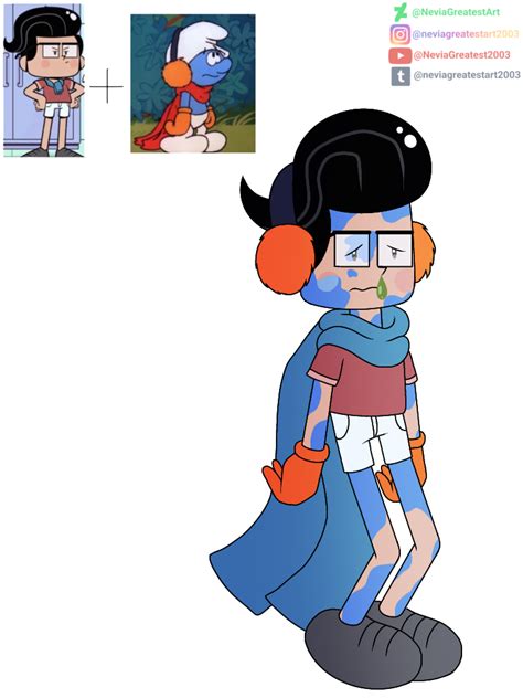 Alfie And Sickly Smurf Fusion By Neviagreatestart On Deviantart