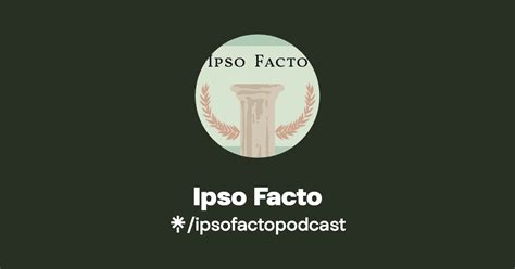 Ipso Facto Listen On Spotify Linktree