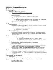 CH Sex Research BOOK Notes CH Sex Research Book Notes Pg Measuring Sex Self Reports