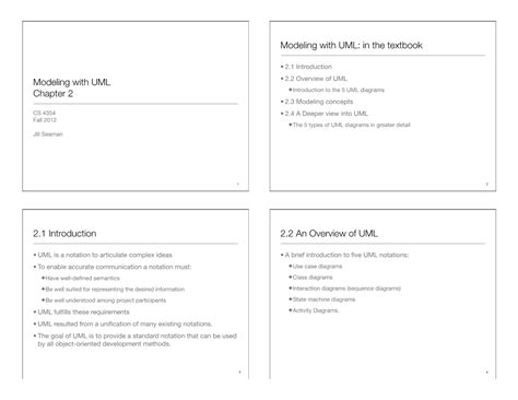 Modeling With Uml Chapter 2 Modeling With Uml In The Textbook Docslib