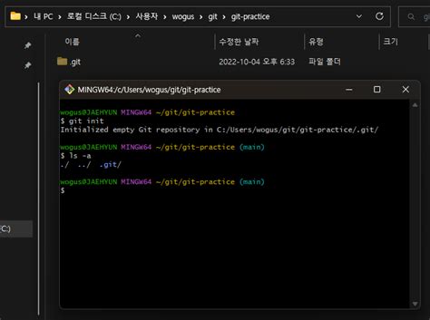 [git and github] 초기 설정 gitignore