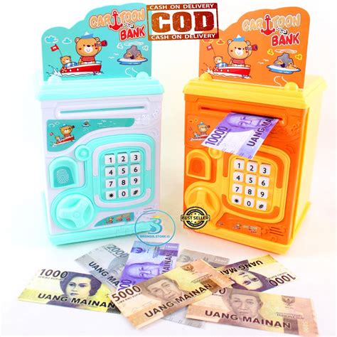 Jual Mainan Brankas Mini Celengan Atm Mini Ya2 Brankas Celengan Money