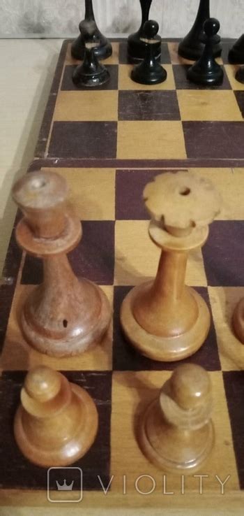 Старые деревянные шахматы СССР Violity