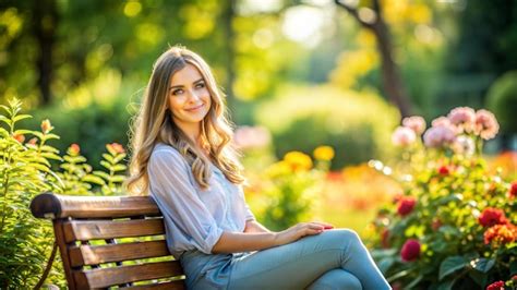 Beautiful Woman A Park Images Free Download On Freepik