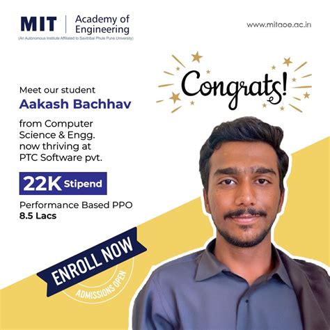 Mit Academy Of Engineering On Linkedin Internship Jobplacement