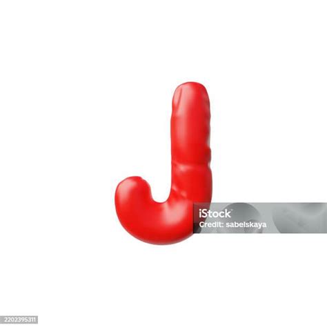 영어 알파벳 대문자 J 빨간 공기에서 팽창 풍선 3d 벡터 아이콘 렌더링 타이핑 기호 푹신한 글꼴 기호 3차원 형태에 대한 스톡 벡터 아트 및 기타 이미지 Istock