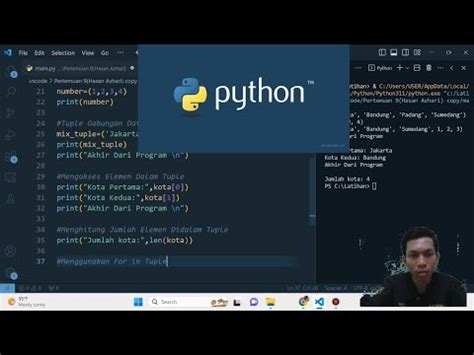 Python Dasar TUPLE YouTube