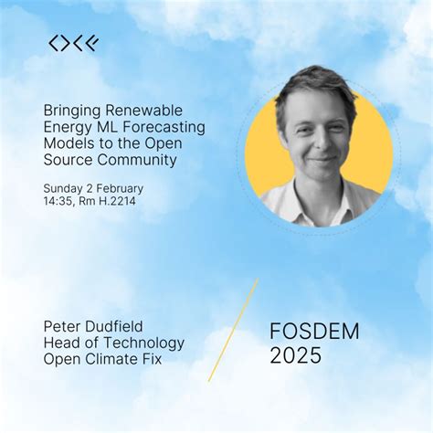fosdem2025 opensource oscommunity opendata renewableenergy forecasting netzero