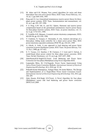 LOAD BALANCING AND POWER FACTOR CORRECTION FOR MULTIPHASE POWER PDF