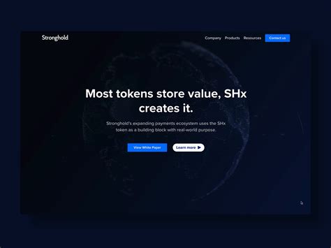 Stronghold® Shx Landing Page By Rebecca Lowe On Dribbble