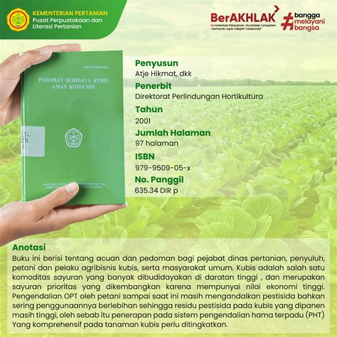 Info Koleksi Perpustakaan Budidaya Kubis