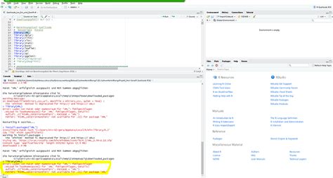 Rstudio Error Arscml Seterrorhandels Not Availible For C For Package Xml General Posit