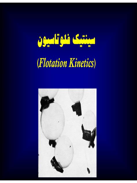 Flotation Kinetics Pdf