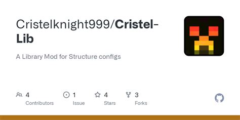 GitHub Cristelknight Cristel Lib A Library Mod For Structure Configs