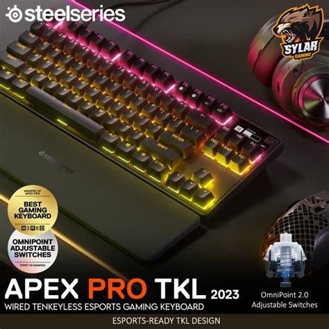 Jual Steelseries Apex Pro TKL Wired Mechanical Gaming Keyboard Jakarta Pusat Sylar