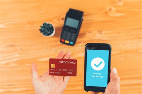 Modern Shopping Lifestyle With Smartphone Application Entity Stock