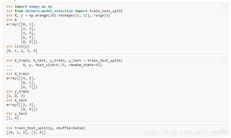 Python机器学习库sklearnmodelselection模块的几个方法参数python Modelselection Csdn博客