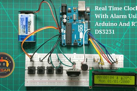 Real Time Clock With Alarm Using Arduino And Rtc Ds3231 Ma Robotic