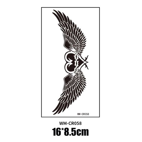 Black Succubi Tattoo Sexy Lower Abdomen Tattoo Waterproof Tattoo