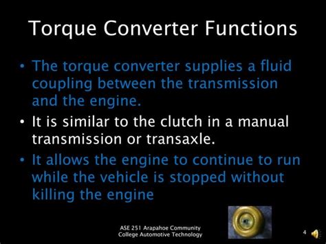 Ase 251 Automatic Transmission PPT