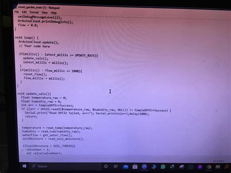 Solved This Is A Pic Of An Arduino Code Project Name Smart Chegg