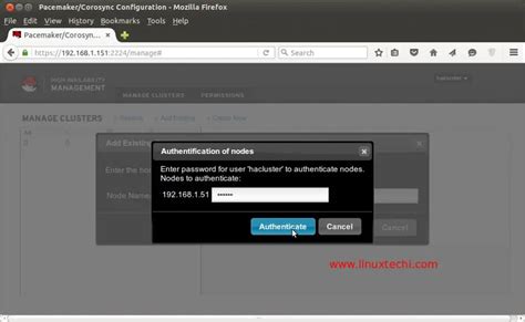 Pacemaker Gui Node Authentication