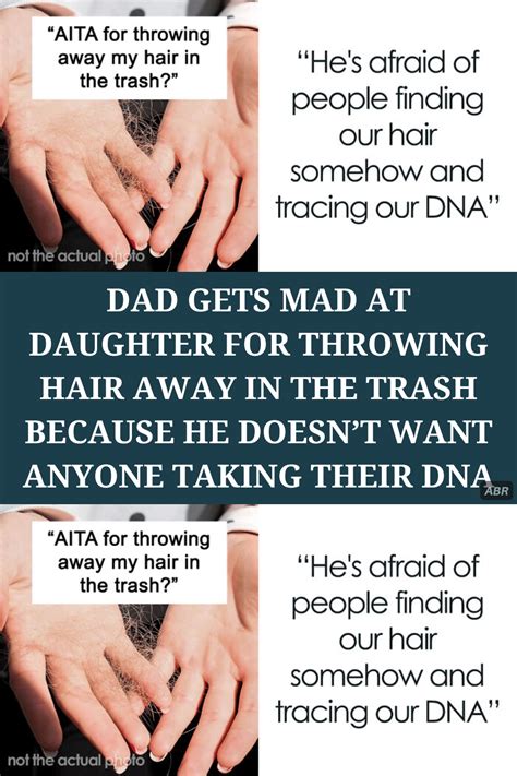 Dad Finds Daughters Hair In The Trash Instead Of In A Designated