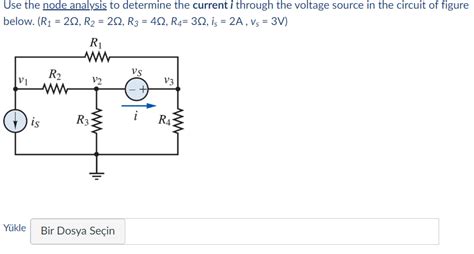 solved use the node analysis to determine the current i