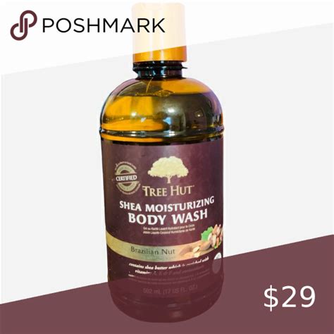 Tree Hut Brazilian Nut Body Wash 17 Fl Oz Body Wash Moisturizing Body Wash Body