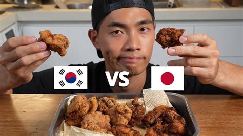 Korea Vs Japan The Best Fried Chicken Eyes Covered Youtube