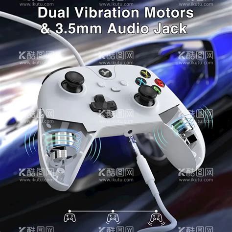 有线手柄震动图 源文件下载【酷图网】xbox 有线手柄 亚马逊海报 玩游戏手柄 手柄震动 震动马力大 花瓣网