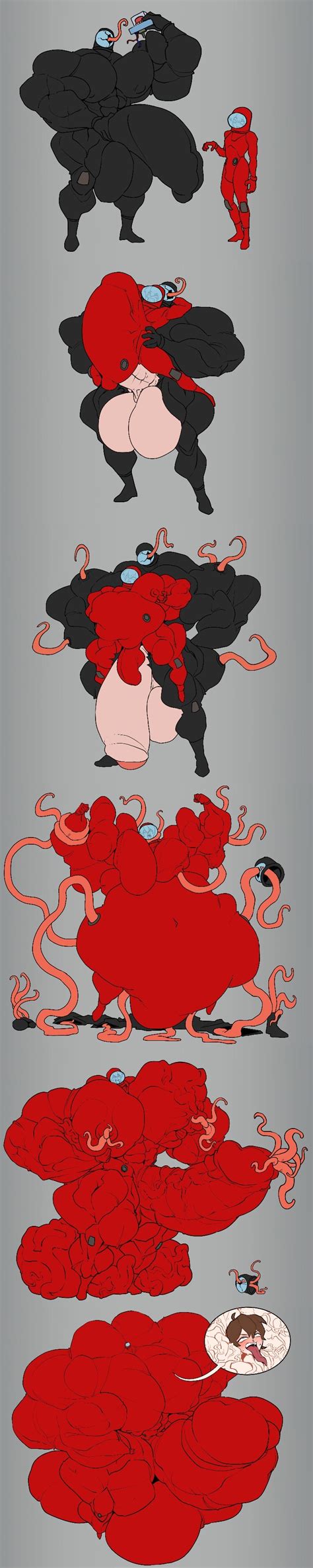 Rule 34 Absorption Vore Alien Among Us Bulge Bulge Through Clothing