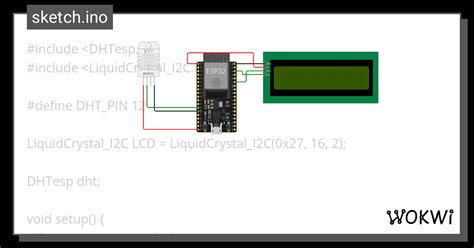Iot 138 Sa1 Connect Two Lcds Wokwi Esp32 Stm32 Arduino Simulator
