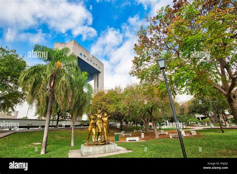 Monterrey Mexico 11 December 2018 Monterrey Landmark Macroplaza La