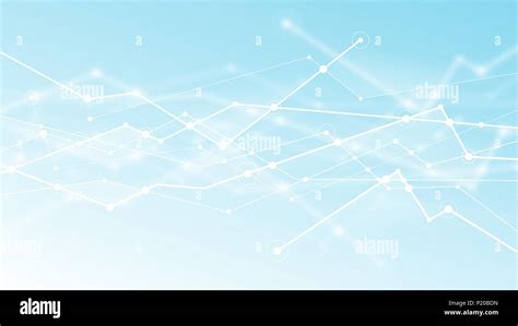 Abstract Futuristic Blockchain Light Blue Background Vector Design