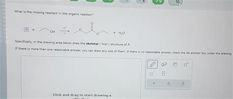 Solved What Is The Missing Reactant In This Organic