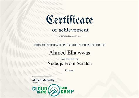 Nodejs Cloudnative Ahmed Alhawwas