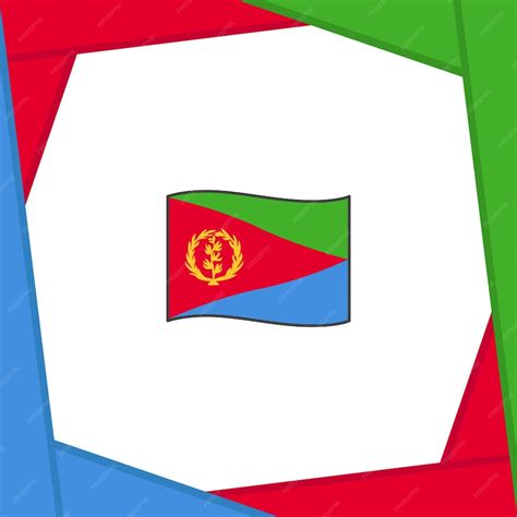 Premium Vector Eritrea Flag Abstract Background Design Template Eritrea Independence Day