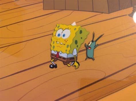 Spongebob Animation Cel Nickelodeon Production Art Cartoon Network Ht1 4637890405