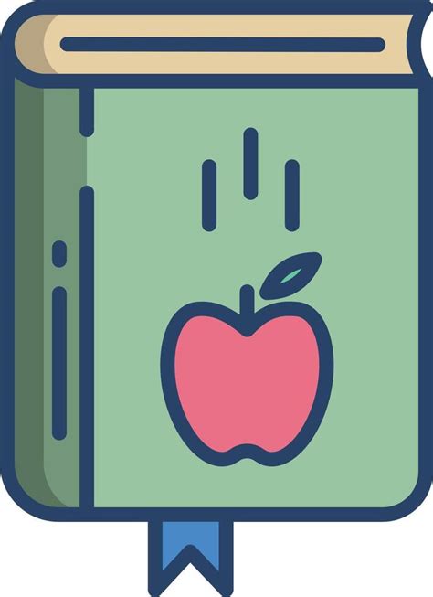 Physics Book Linear Color Illustration 47028151 Vector Art At Vecteezy