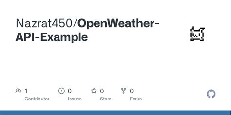 github nazrat450 openweather api example