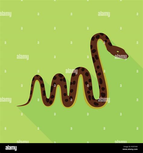 Isolated Object Of Skin And Reptile Sign Set Of Skin And Danger Stock Vector Illustration Stock