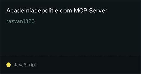 Mcp Server Glama Mcp Server Glama